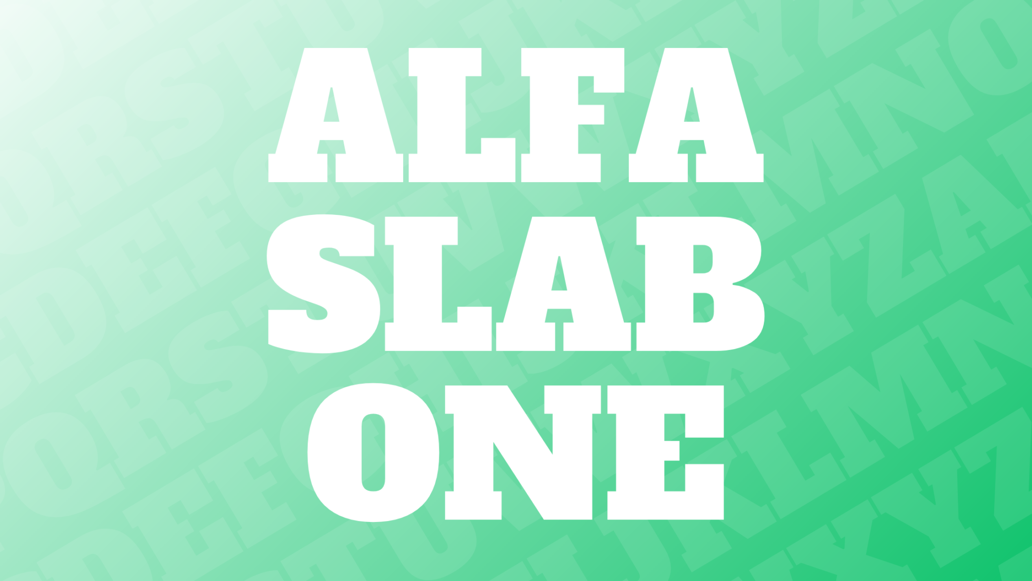 Alfa Slab One (Font Overview) - Find Your Font