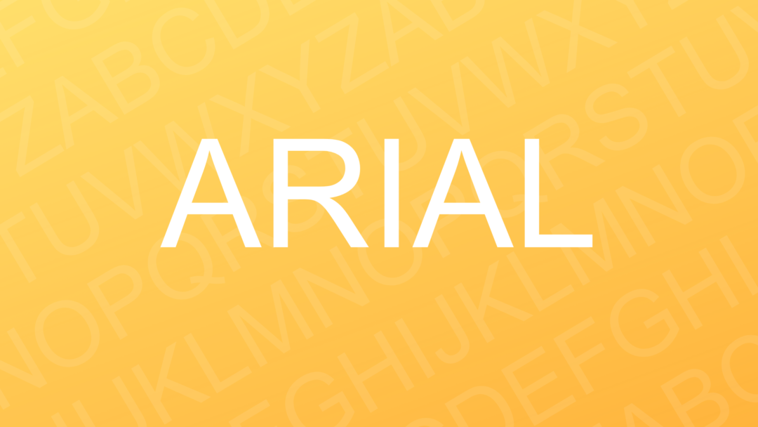 Arial (Font Overview) - Find Your Font