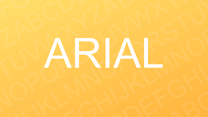 Arial (Font Overview) - Find Your Font
